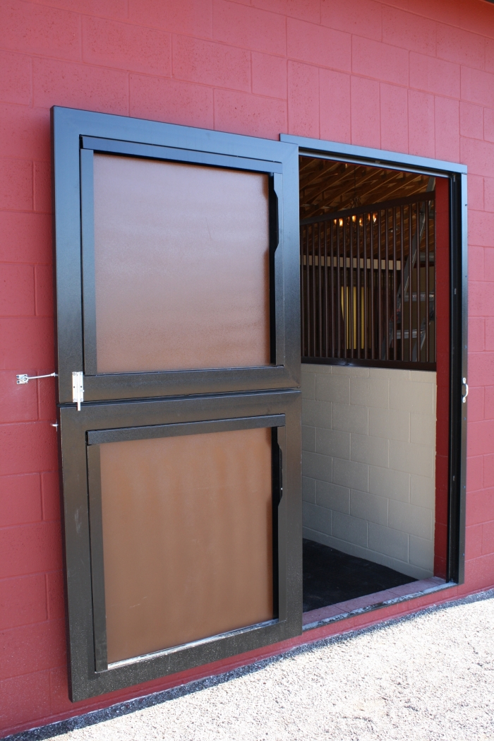 Dutch Style Exterior Wooden Barn Doors - Rockin J Equine